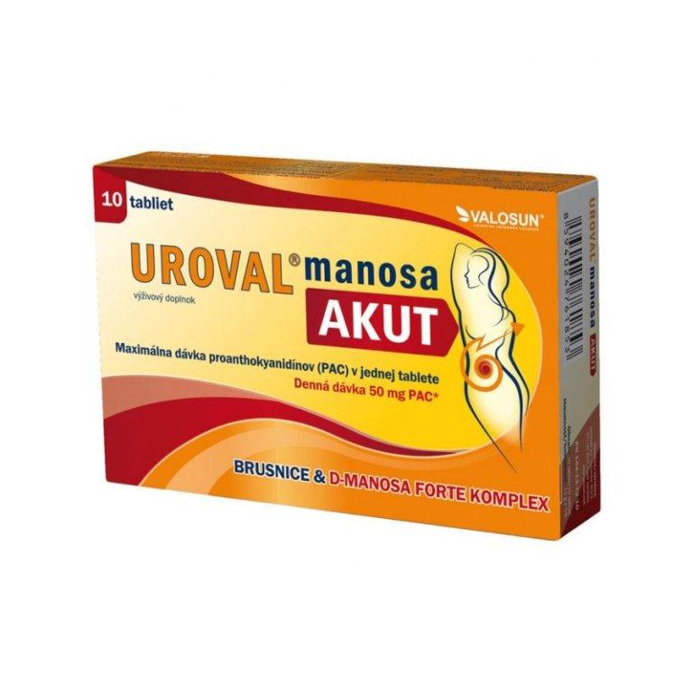 Uroval manosa - tabletky na močové cesty (skúsenosti, recenzia ...